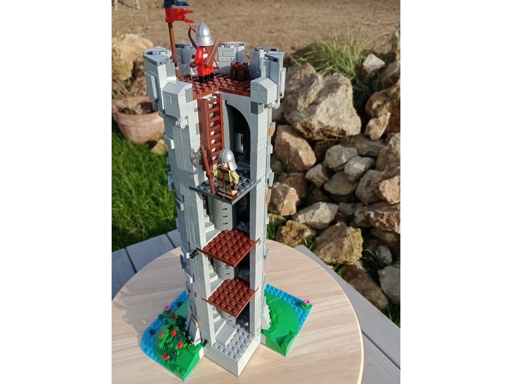 LEGO MOC Modular Staircase Tower for Norman Keep by evilMedieval ...