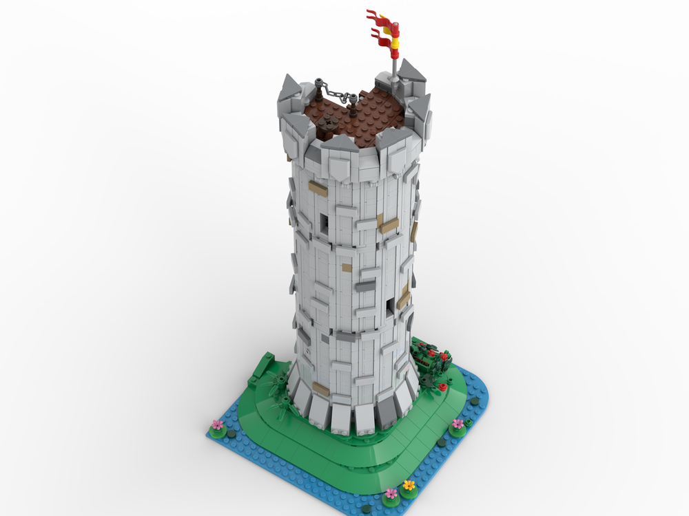 LEGO MOC Modular Staircase Tower for Norman Keep by evilMedieval ...