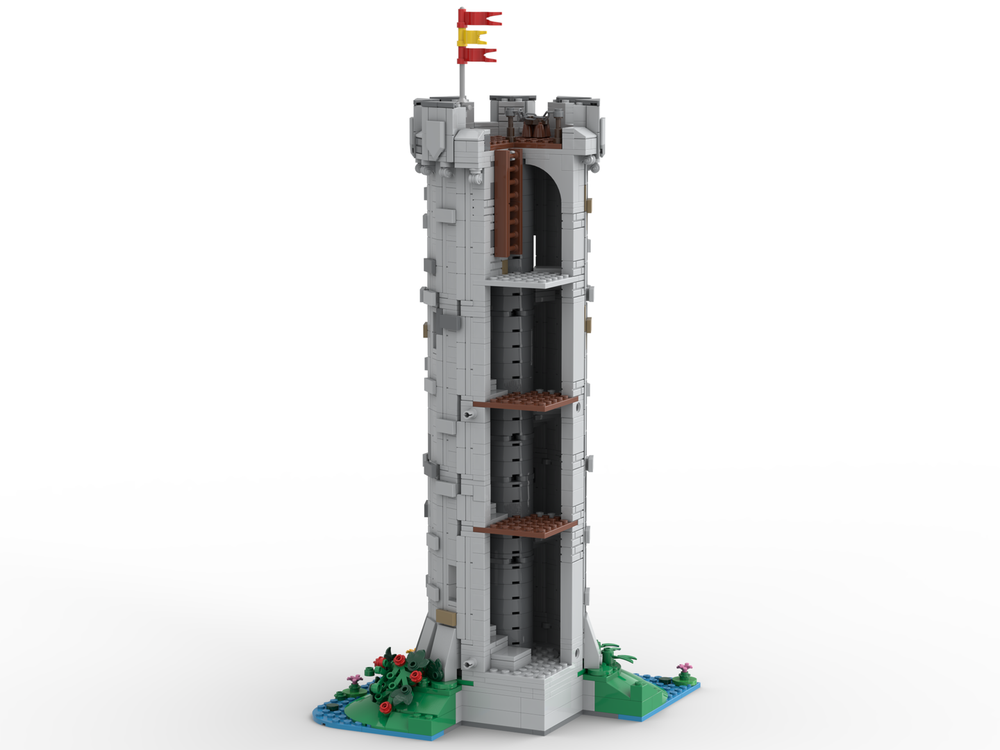 LEGO MOC Modular Staircase Tower for Norman Keep by evilMedieval ...