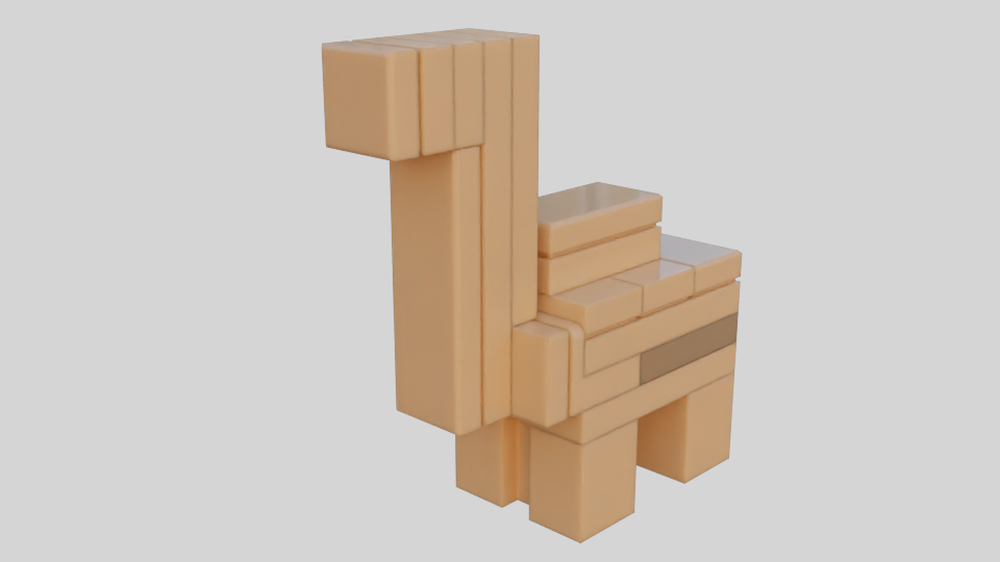 LEGO MOC Minecraft Camel Head Modification by builditmac | Rebrickable ...