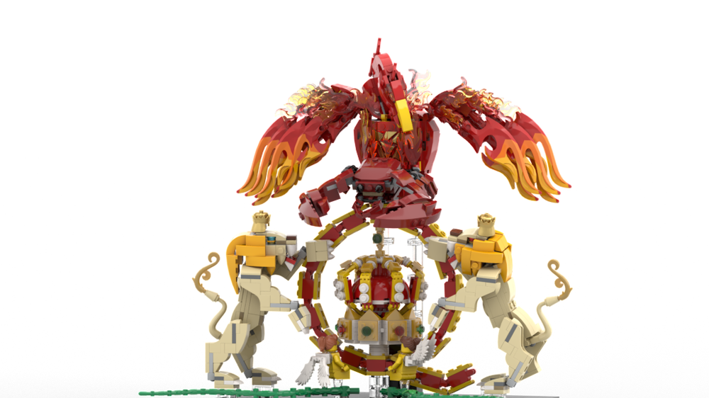 LEGO MOC Queen Band Logo by EagleBrick | Rebrickable - Build with LEGO