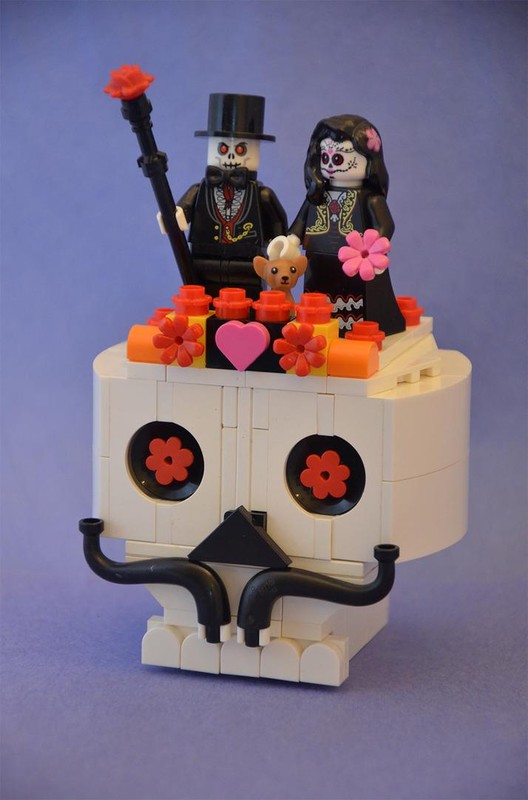 LEGO MOC Day of the Dead Skull by Kritch | Rebrickable - Build with LEGO