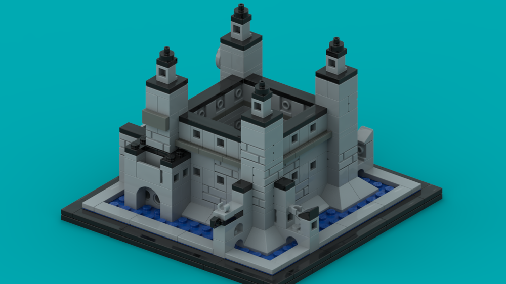 LEGO MOC Castello Estense Ferrara by EagleBrick | Rebrickable - Build ...