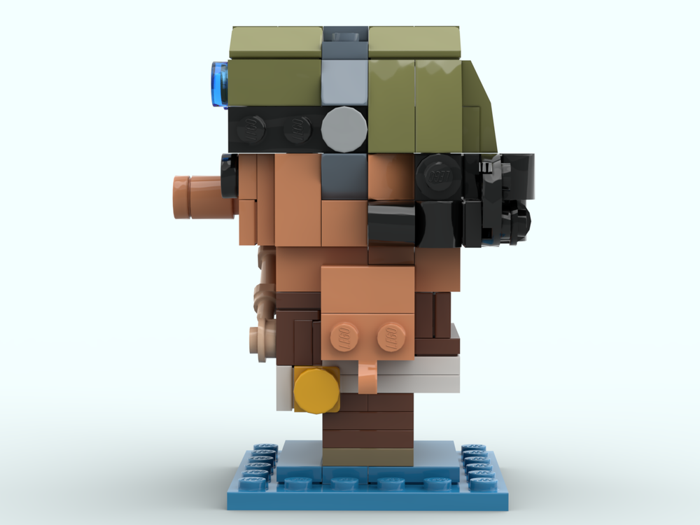 Lego Moc Usopp One Piece Brickheadz By Animebricks4 Rebrickable