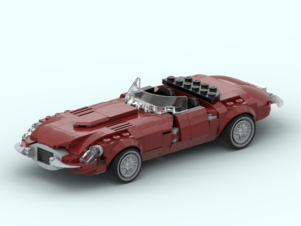 LEGO MOC 1961 Jaguar E Type Convertibe - 8 Stud wide by jameshigson0512 ...