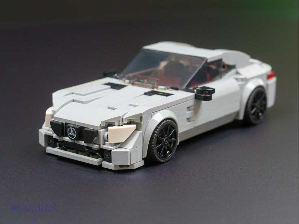 Lego Moc Mercedes Amg Gts By Scbrix Rebrickable Build With Lego
