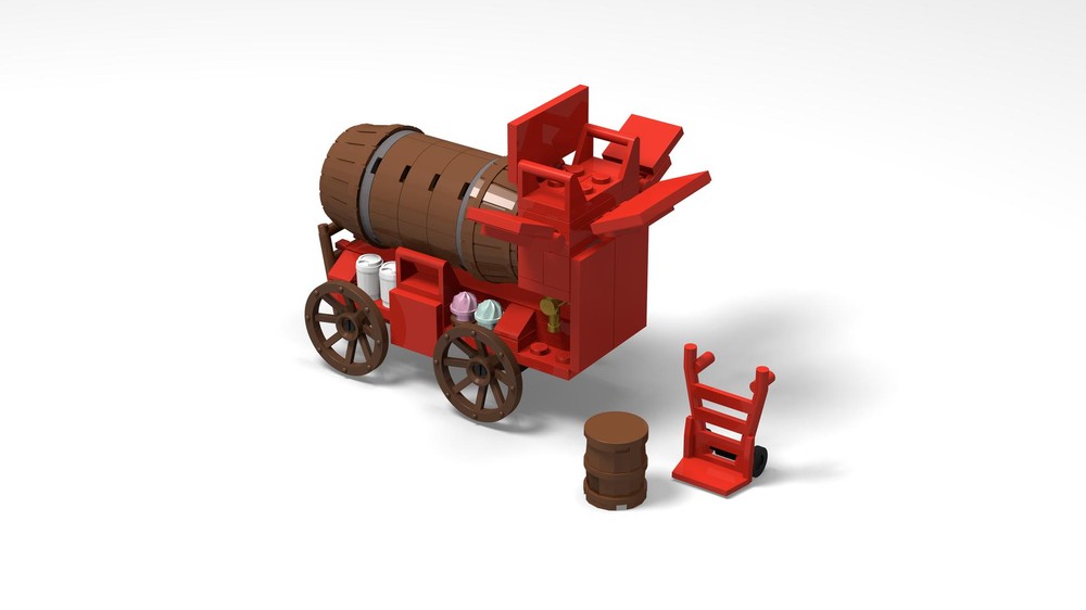 LEGO MOC Butterbeer Wagon from the Wizarding World of Harry Potter at ...