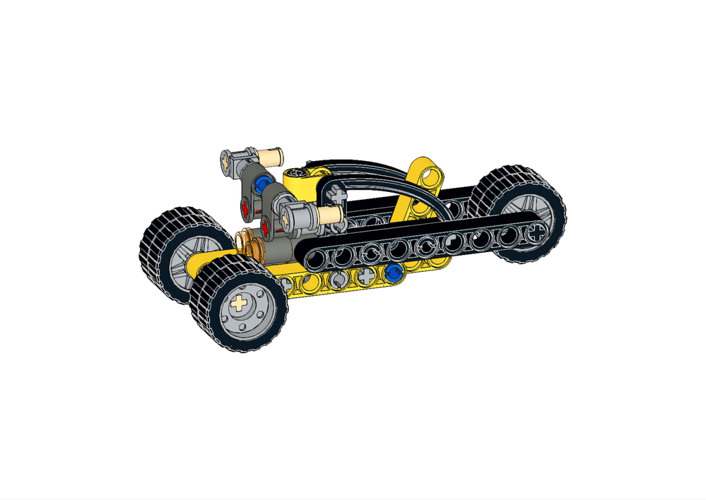 LEGO MOC Motorbike Tricicle by NARP | Rebrickable - Build with LEGO