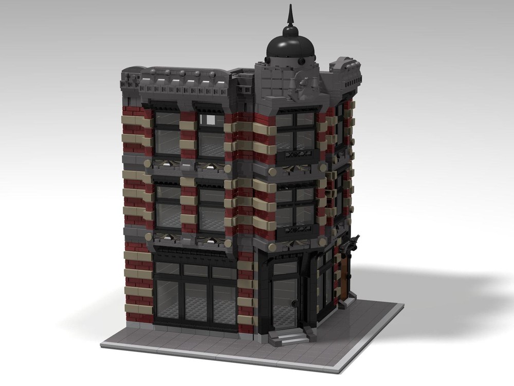 Lego Moc Cozy Corner Modular Building By Michaelbaek Rebrickable