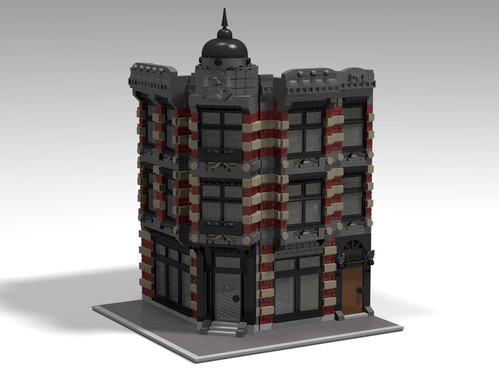 Lego Moc Cozy Corner Modular Building By Michaelbaek Rebrickable