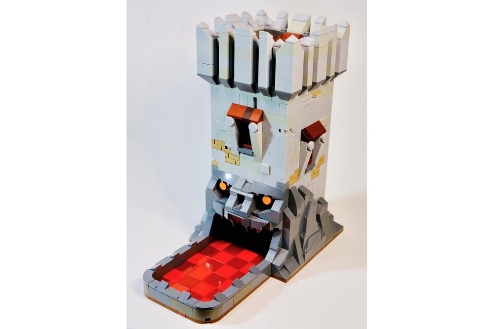 Lego Moc Dungeon Dice Tower By Vnavone Rebrickable Build With Lego