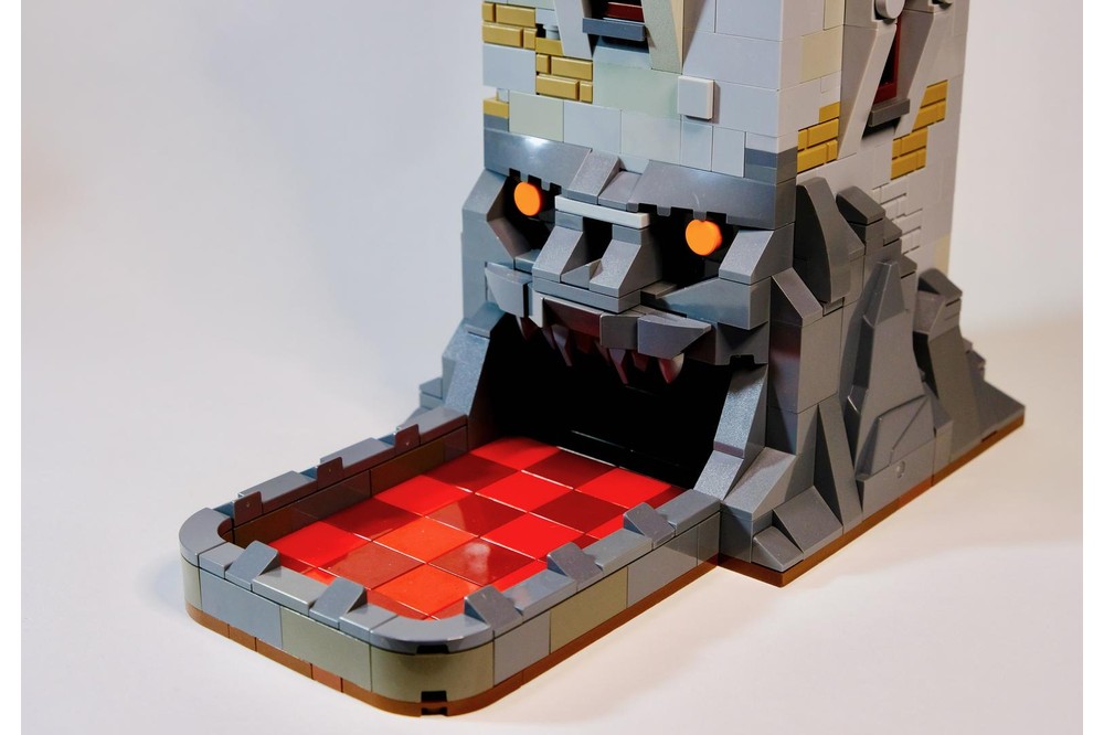Lego Moc Dungeon Dice Tower By Vnavone Rebrickable Build With Lego