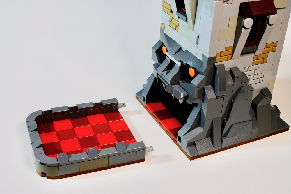 Lego Moc Dungeon Dice Tower By Vnavone Rebrickable Build With Lego