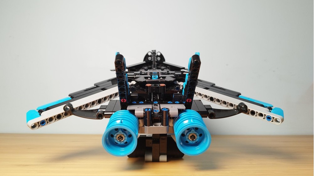 Lego Moc Blue F 14 Tomcat 42162 Alternate Build By Nopingridlego