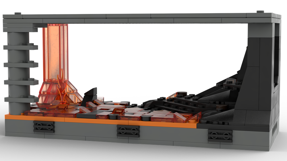 LEGO MOC StaCrate009-Mustafar-lava-river by papaglop | Rebrickable ...