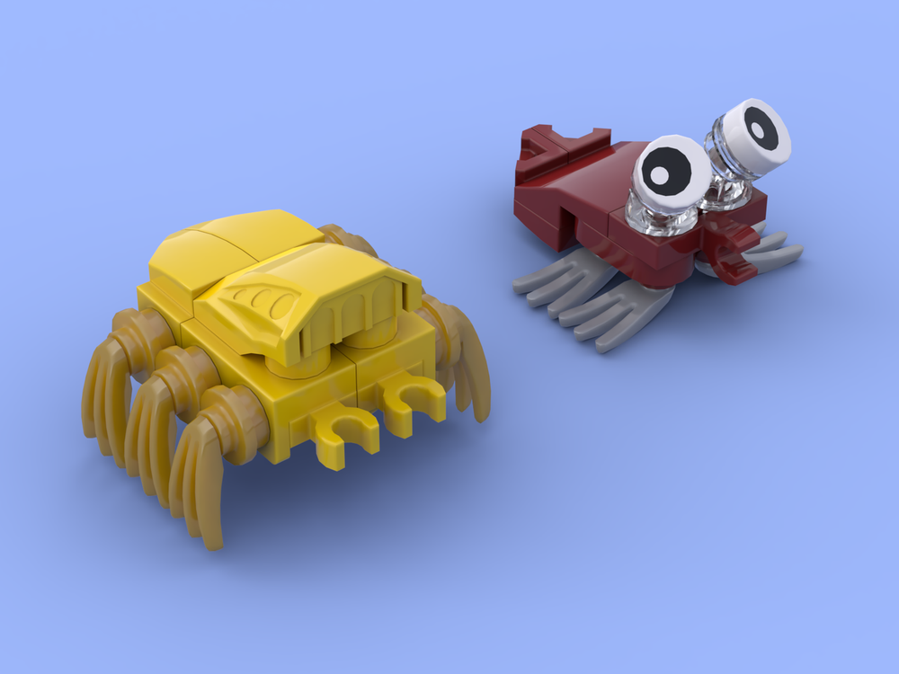 Lego Moc Various Smaller Crawlers By Aquir Rebrickable Build With Lego