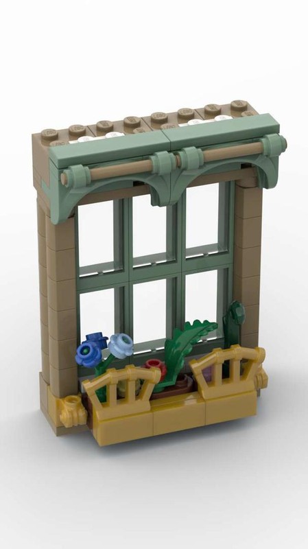 LEGO MOC Medium Modern Window Design by MolesMocs | Rebrickable - Build ...