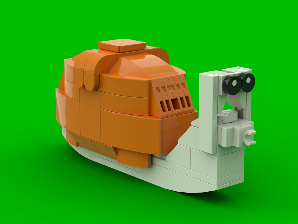 LEGO MOC 31129 - Majestic Snail by Stoeptegel | Rebrickable - Build ...