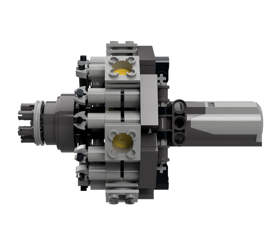 LEGO MOC 7 Cylinder Radial Engine (small) by WPNGLS | Rebrickable ...
