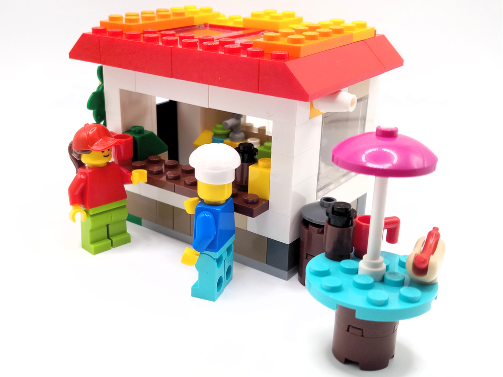 LEGO MOC 40357 BYGGLEK Hot Dog Stand by Dafeld | Rebrickable - Build ...