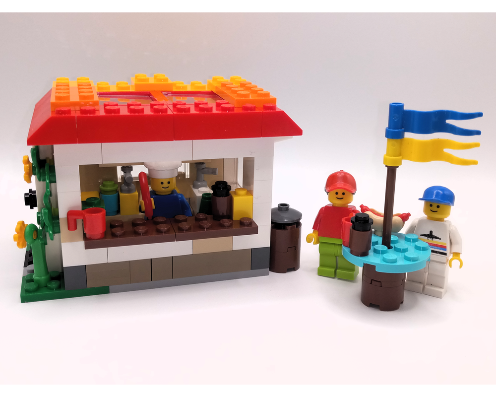 LEGO MOC 40357 BYGGLEK Hot Dog Stand by Dafeld | Rebrickable - Build ...