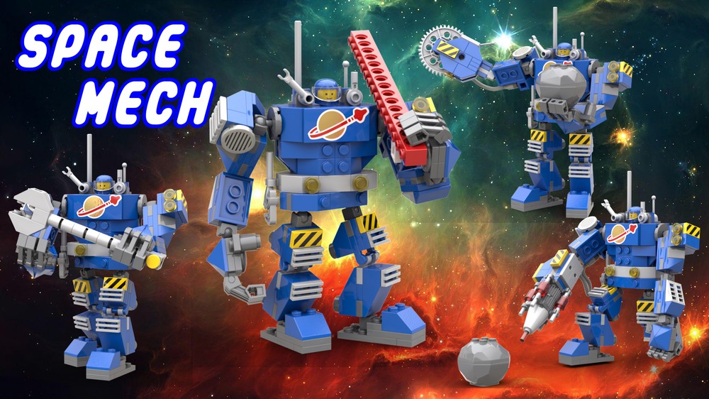 LEGO MOC SPACE MECH by AntOrman | Rebrickable - Build with LEGO