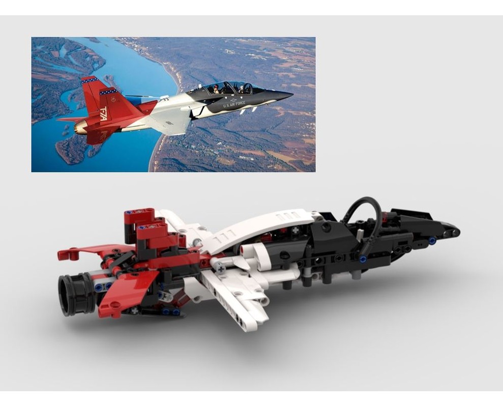 LEGO MOC T-7A Red Hawk | 42137 Alternate Build by AeroAndy ...