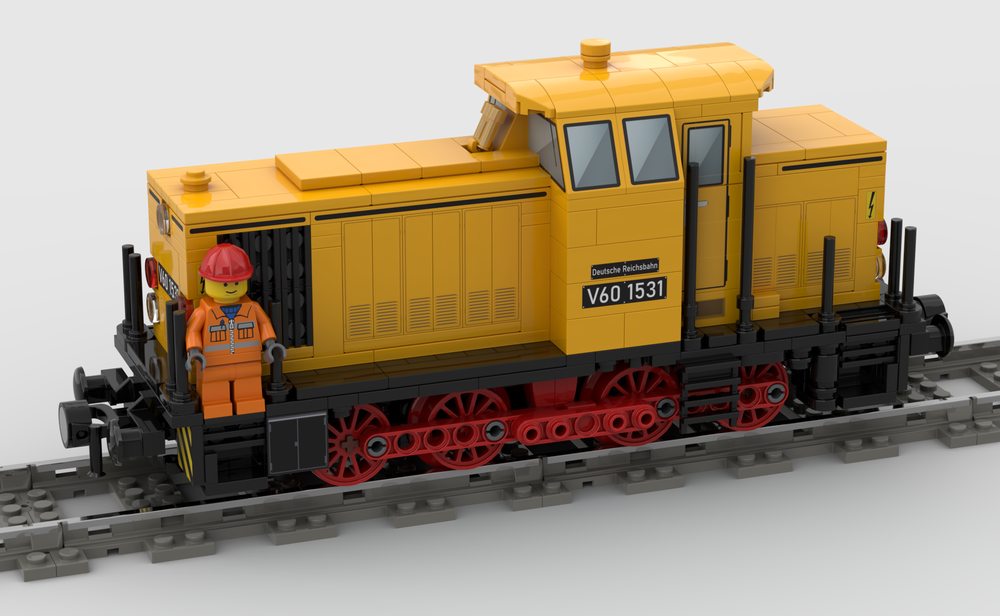 LEGO MOC Shunter Engine V60 - revised version!! by langemat ...