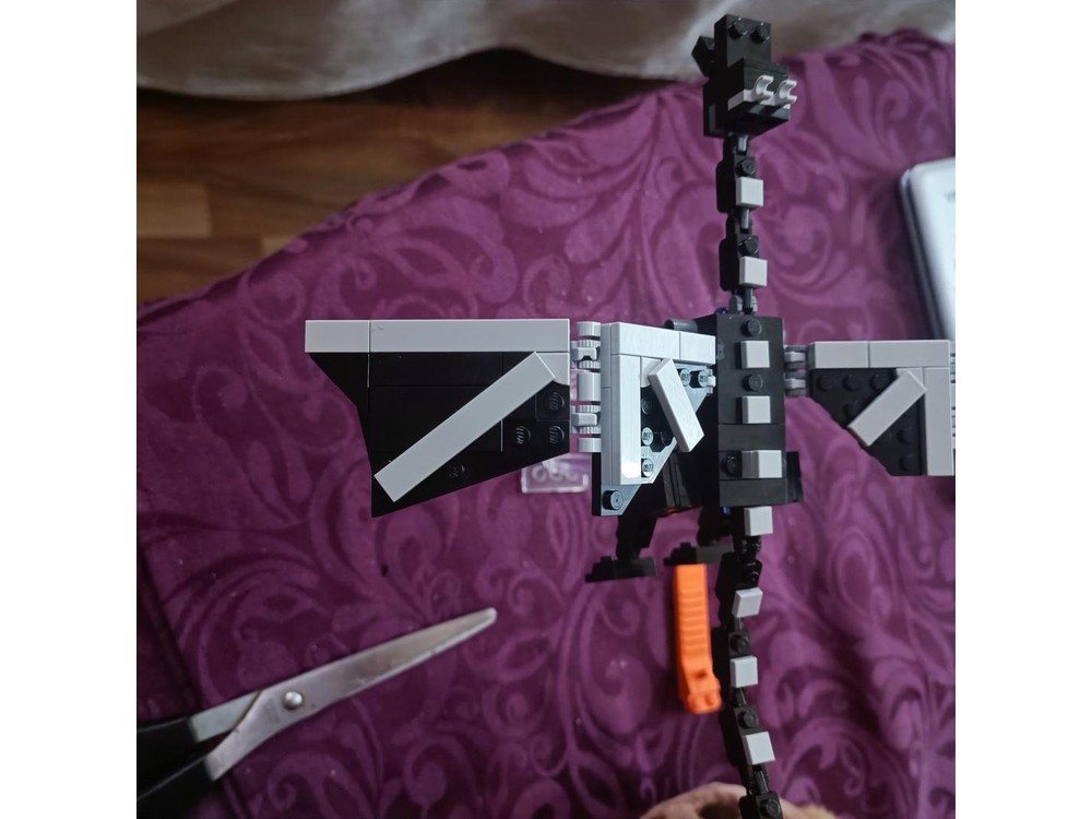 Lego Moc Ender Dragon Mod By Bookworm12 Rebrickable Build With Lego