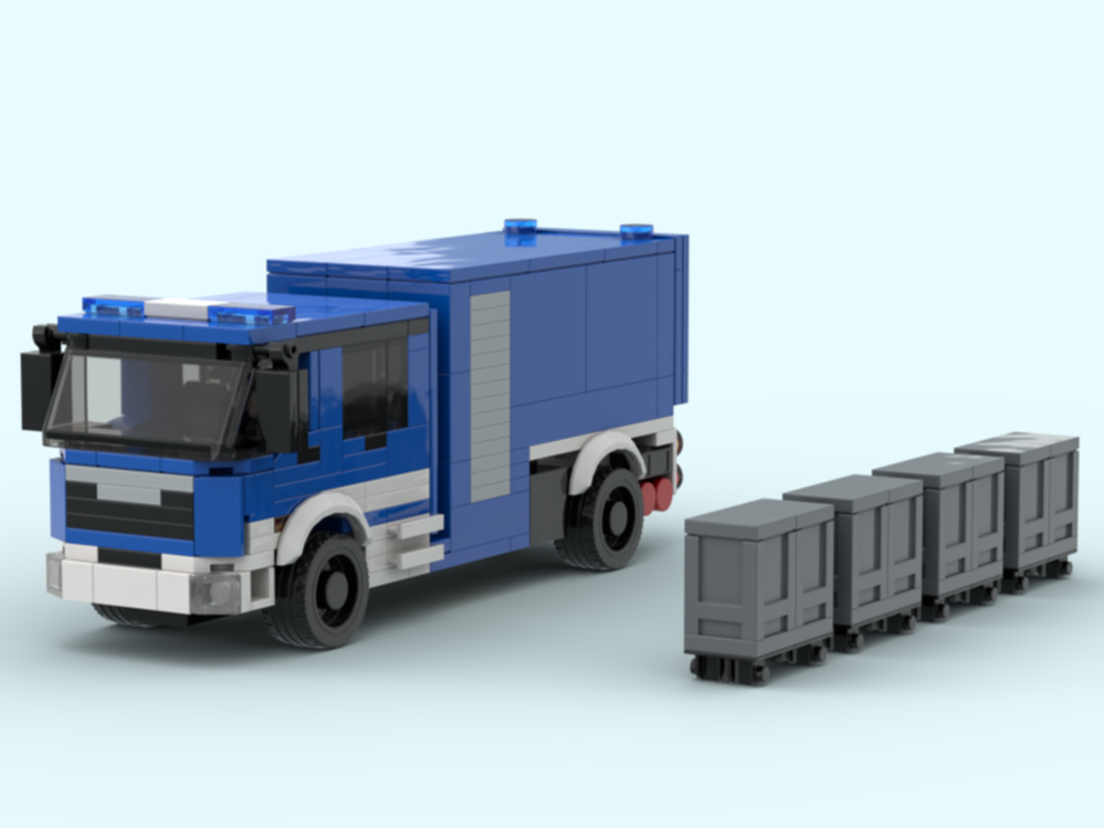 Lego Moc Thw Mzgw Man Truck By Bk Brick Design Rebrickable Build