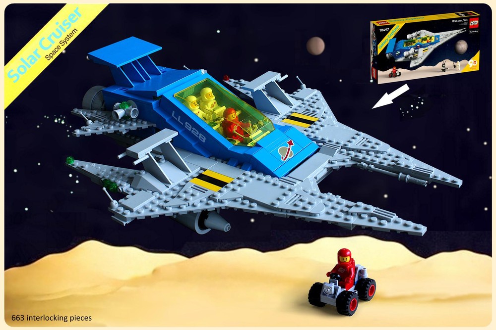 LEGO MOC-162410 Solar Cruiser - 10497 Alternate (Classic Space) by The ...