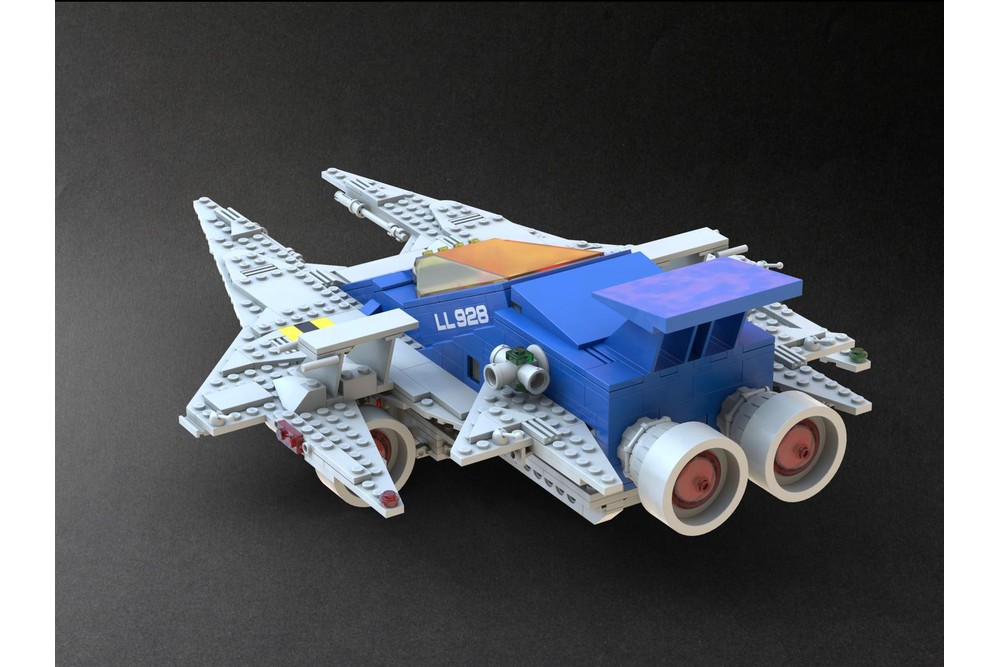 Lego Moc Solar Cruiser 10497 Alternate Classic Space By The Brick