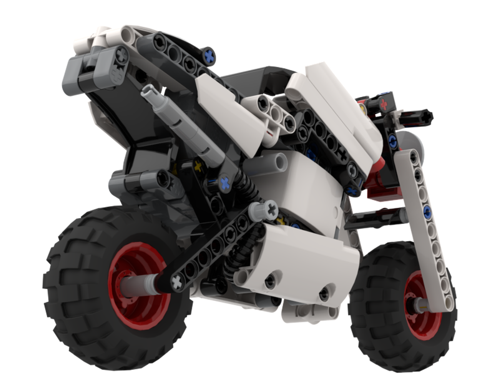 Lego Moc 42150 Motorbike By Hoppepe Rebrickable Build With Lego