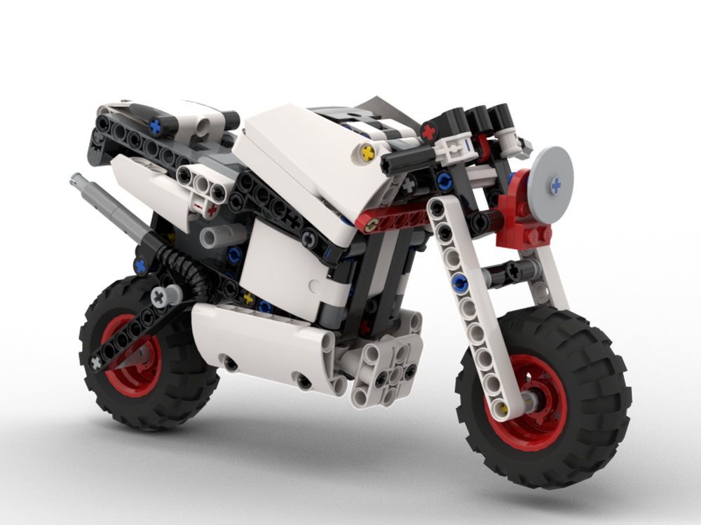 Lego Moc 42150 Motorbike By Hoppepe Rebrickable Build With Lego