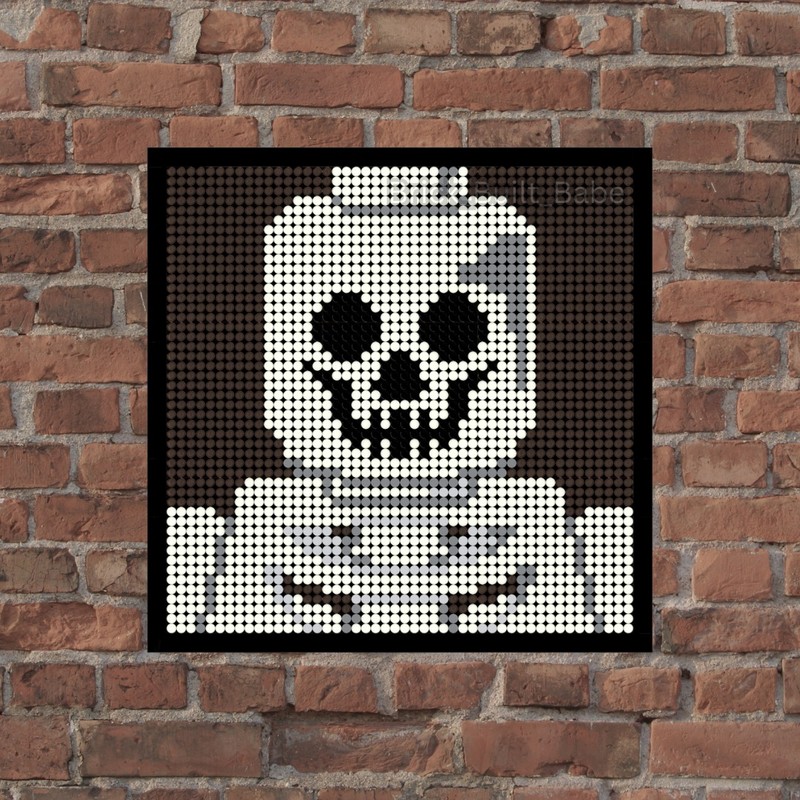 LEGO MOC LEGO® Skeleton Mosaic by Brick_Built_Babe | Rebrickable ...