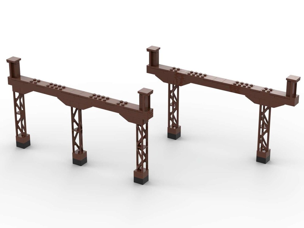 LEGO MOC Beam Pillar Wide series: A/B (Reddish brown) by EMRE_04 ...