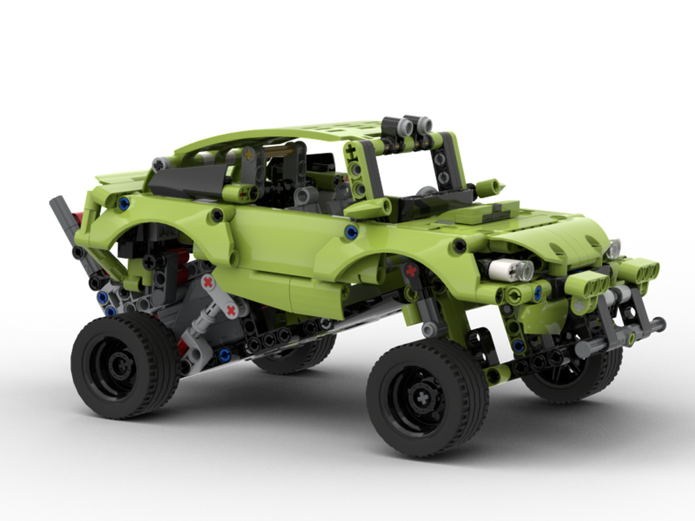 Lego Moc 42138 Baja Buggy By Hoppepe Rebrickable Build With Lego