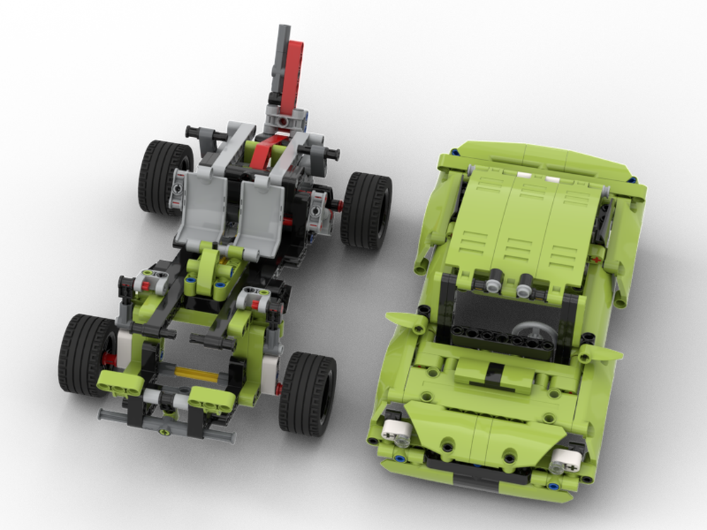 Lego Moc 42138 Baja Buggy By Hoppepe Rebrickable Build With Lego