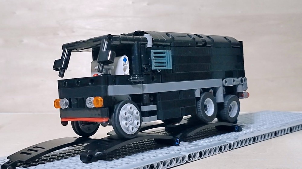 LEGO MOC mini RC container truck 6x4 with PF by duhao1984 | Rebrickable ...
