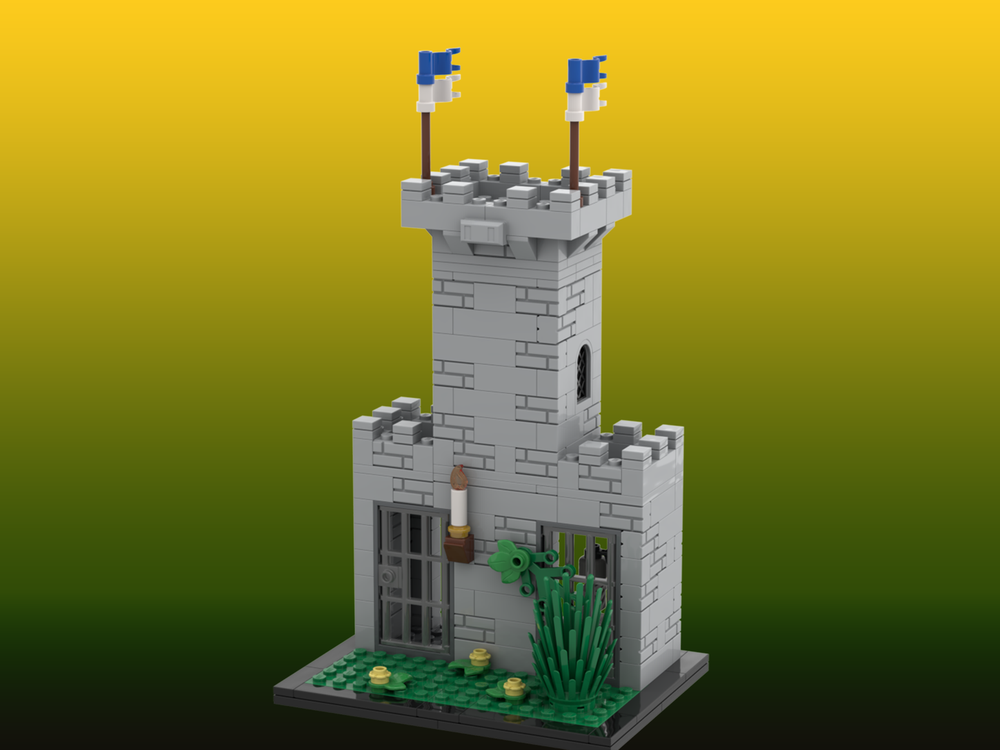 LEGO MOC Medieval prison tower V2 by LucSoleBricks | Rebrickable ...
