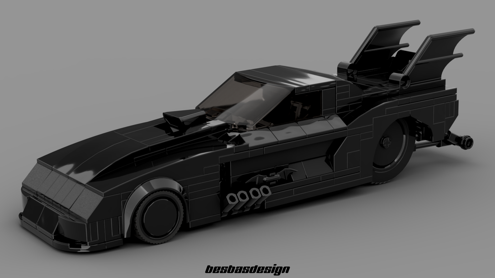 LEGO MOC Batmobile Funny Car by besbasdesign | Rebrickable - Build with ...