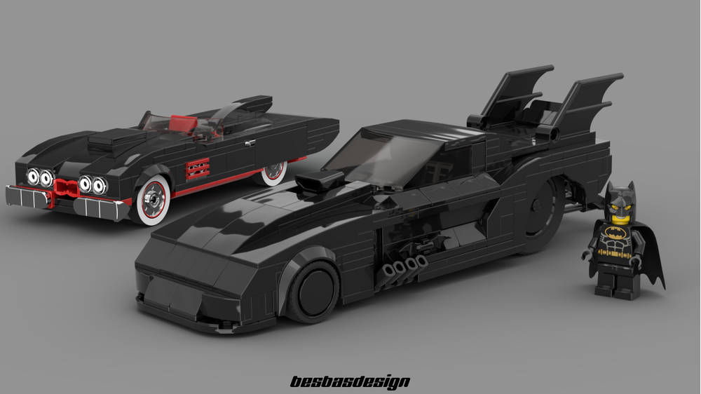 LEGO MOC Batmobile Funny Car by besbasdesign | Rebrickable - Build with ...