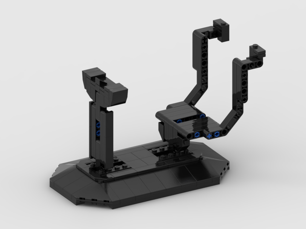 LEGO MOC STAND droid gunship (fits droid racks) by thelegowolfpack ...