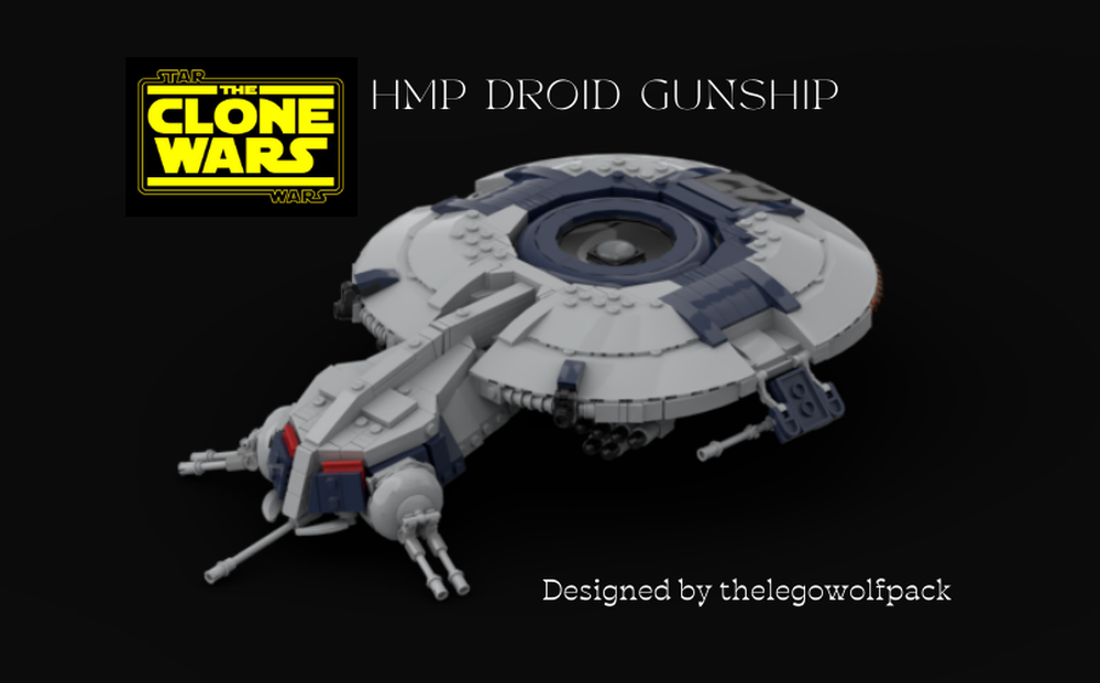 LEGO MOC HMP droid gunship by thelegowolfpack | Rebrickable - Build ...
