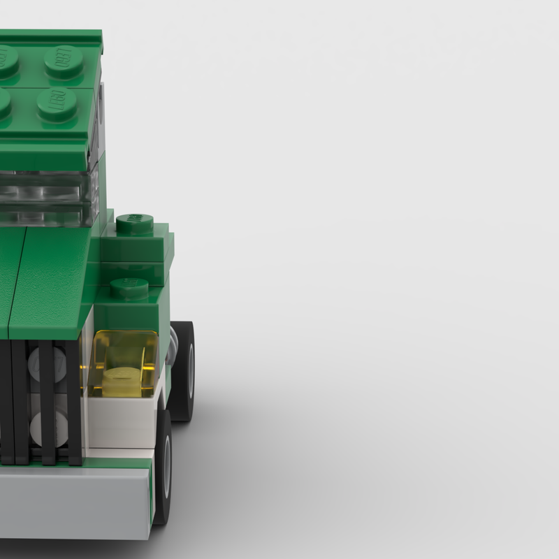LEGO MOC Mini Semi-Truck Cab V2 by Welsh Dynasty Builds | Rebrickable ...