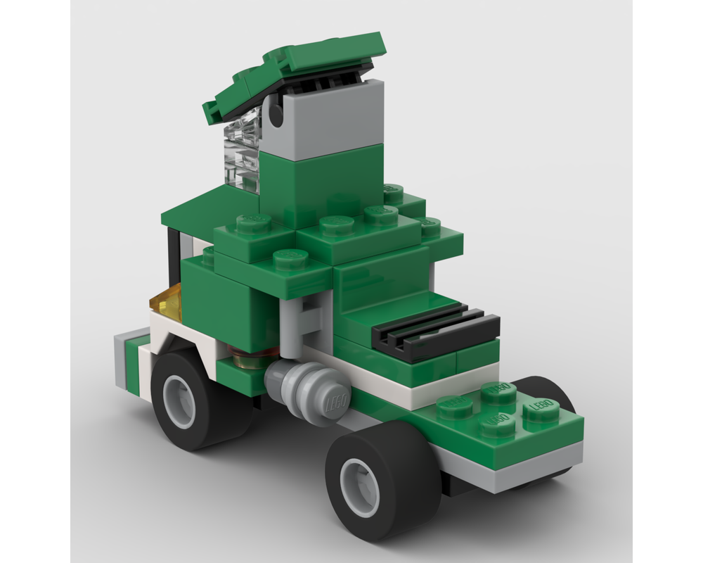 LEGO MOC Mini Semi-Truck Cab V2 by Welsh Dynasty Builds | Rebrickable ...