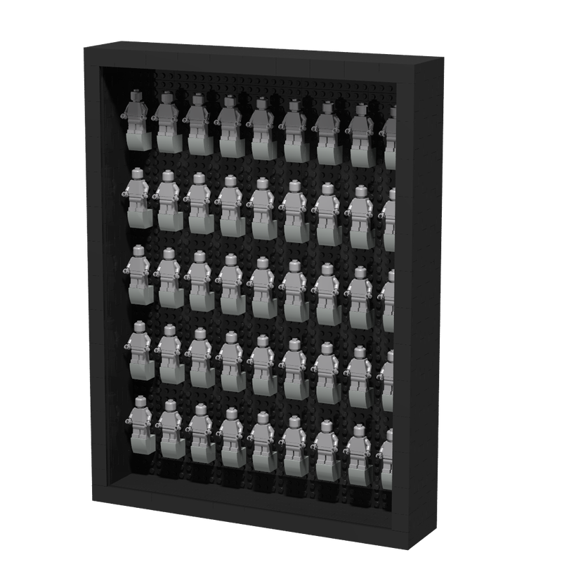 LEGO MOC-162510 Dustproof Minifigure Display Frame #2 by Jahn_Janson ...