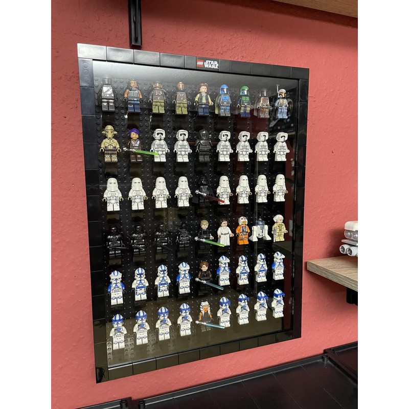 Lego Moc Dustproof Minifigure Display Frame 2 By Jahnjanson