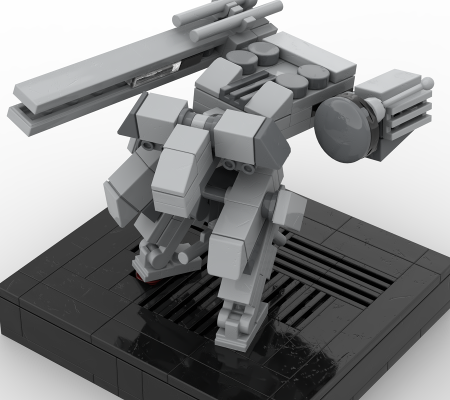 LEGO MOC Metal Gear Solid - Metal Gear Rex Micro Scale [Revisited] by ...