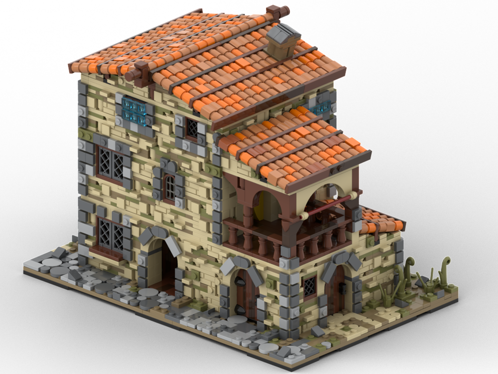 LEGO MOC Old Italian house by legoprofi | Rebrickable - Build with LEGO